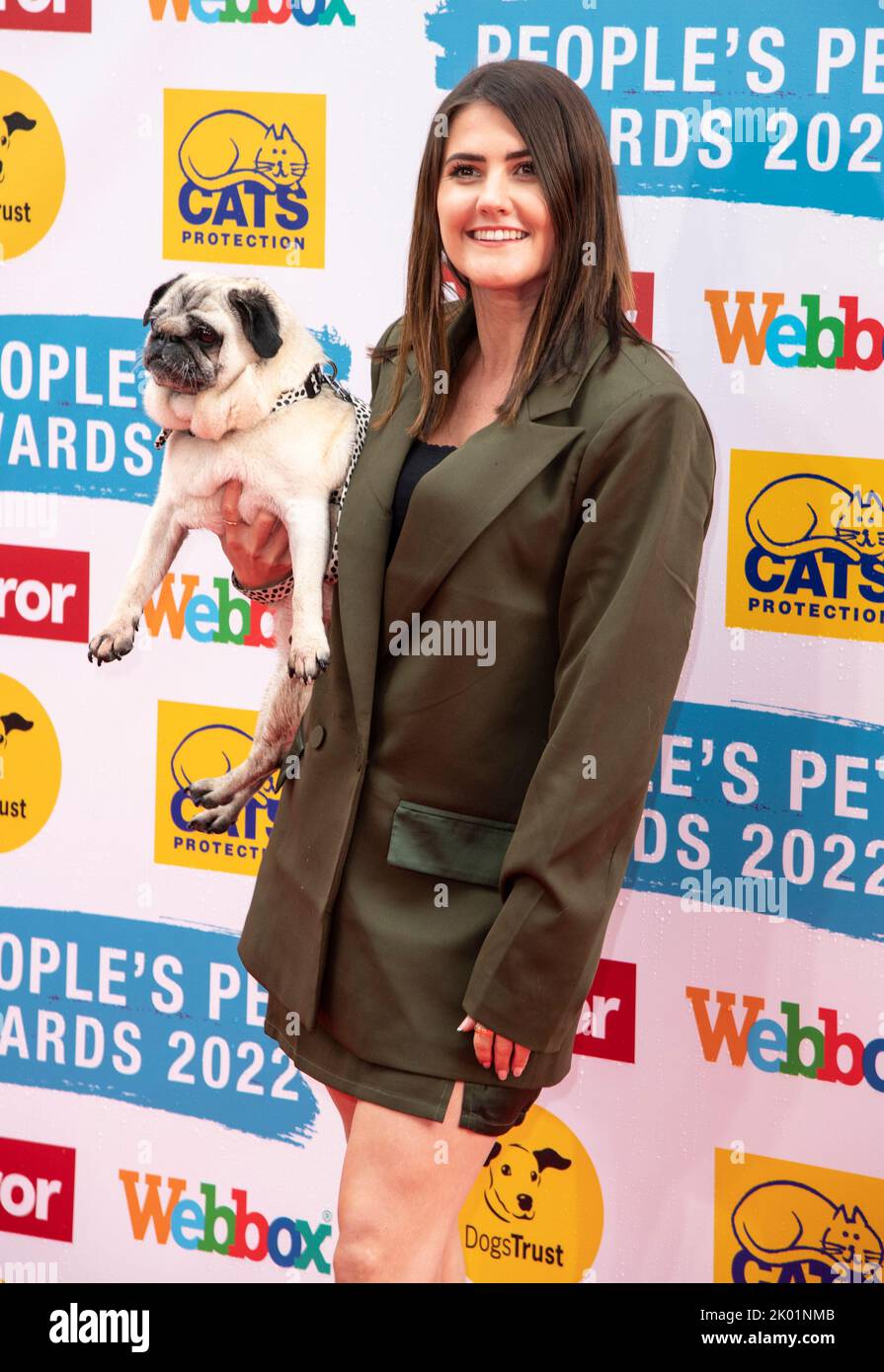 Aimee Vivian attends the ‘Mirror People’s Pet Awards’ at the Grovenor ...