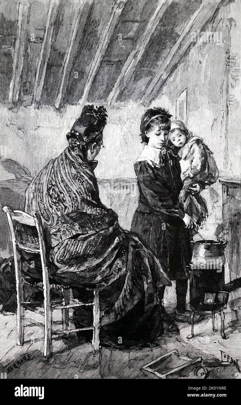 Cooking in a garret Stock Photo - Alamy