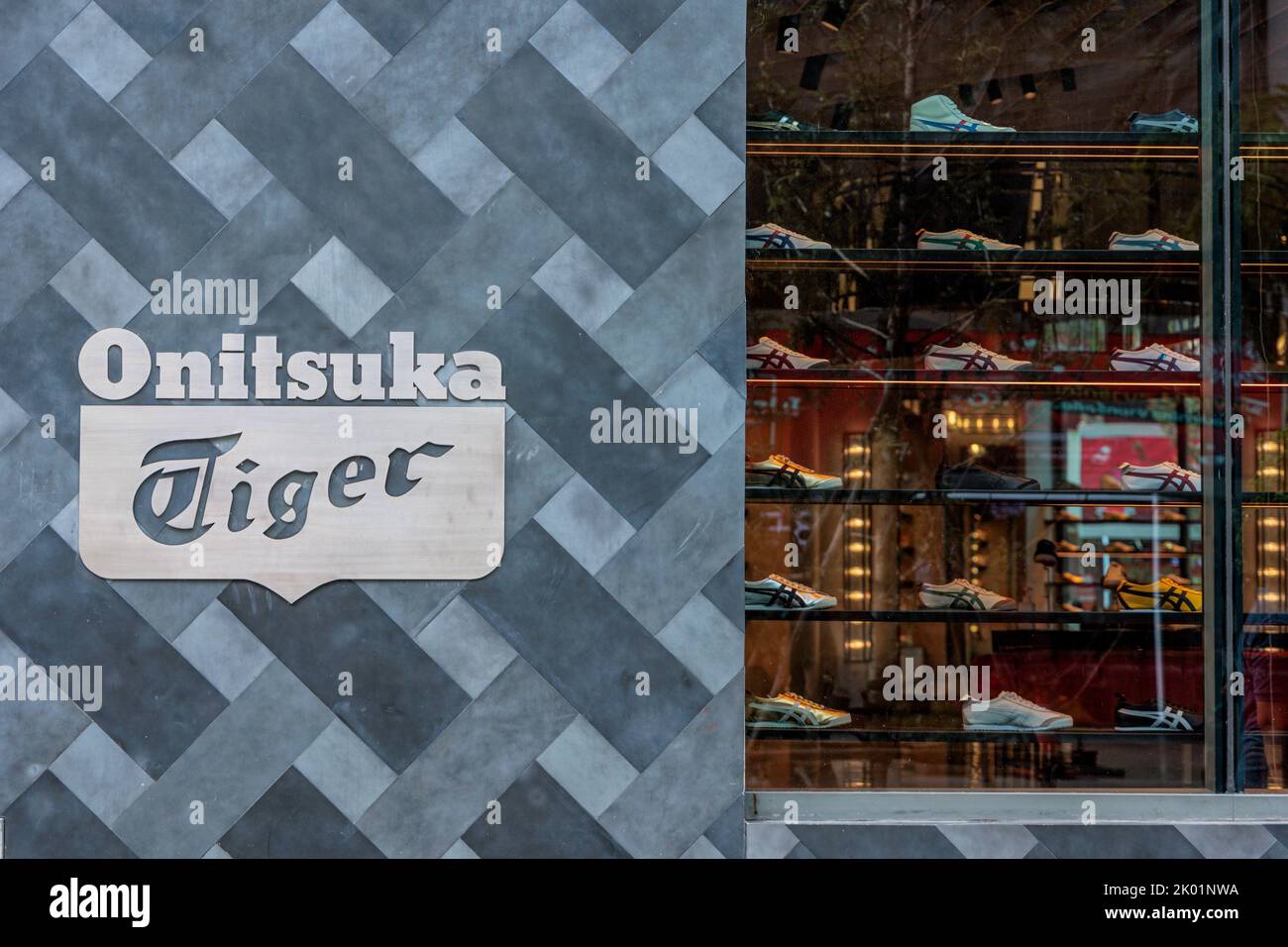 Onitsuka Tiger’s shop seen at Siam Square zone in Bangkok’s downtown ...