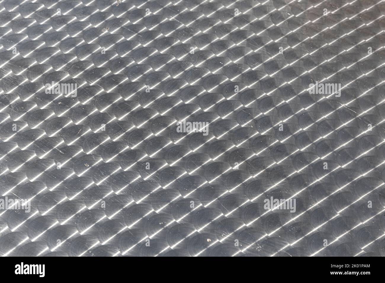 harmonic pattern of reflection at a chrome table in detail Stock Photo ...