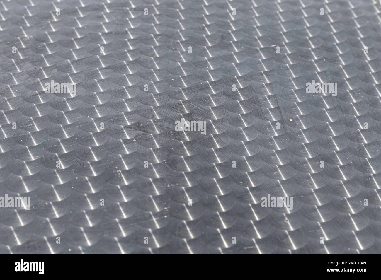 harmonic pattern of reflection at a chrome table in detail Stock Photo ...