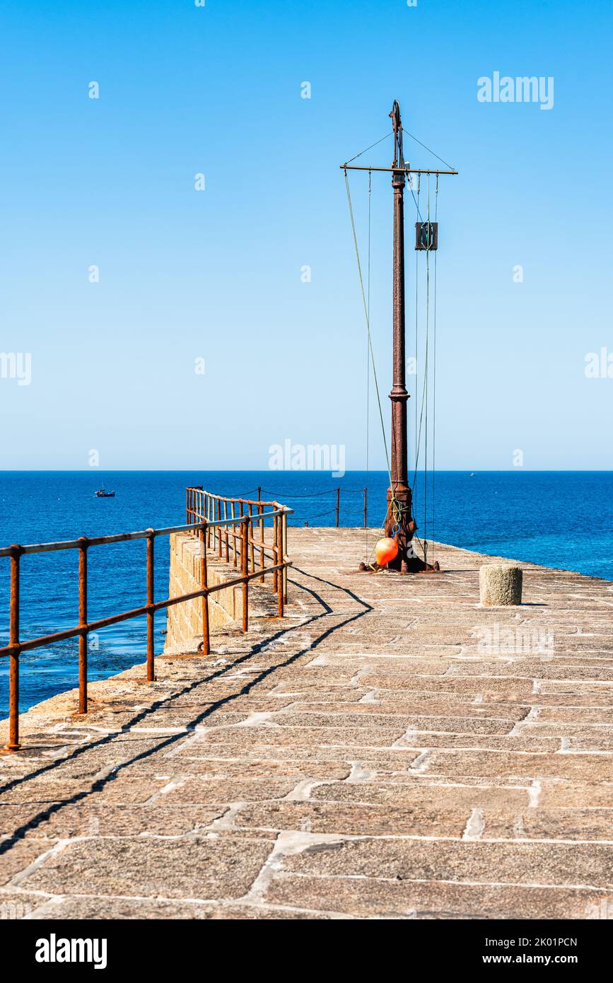 Porthleven Harbour, Porthleven, Helston, Cornwall, England, UK Stock ...