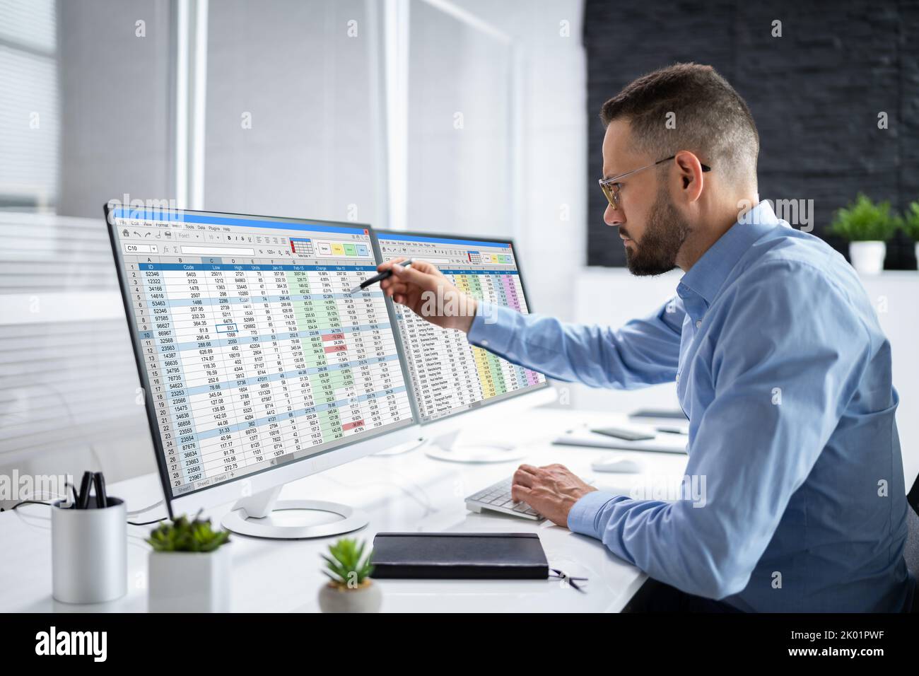 Medical Coding Bill And Billing Codes Spreadsheets Stock Photo - Alamy