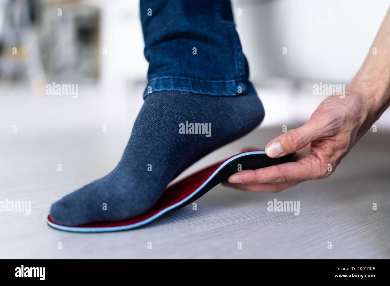 Orthopedic Shoe Sole For Flat Foot Recovery Stock Photo - Alamy