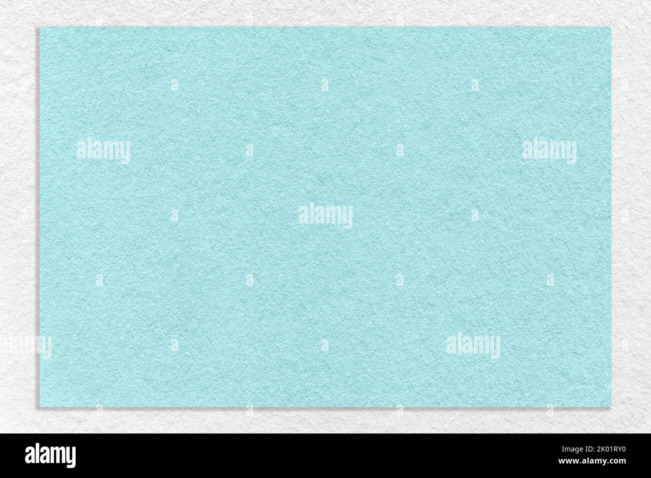 Texture of craft light blue color paper background with white border ...