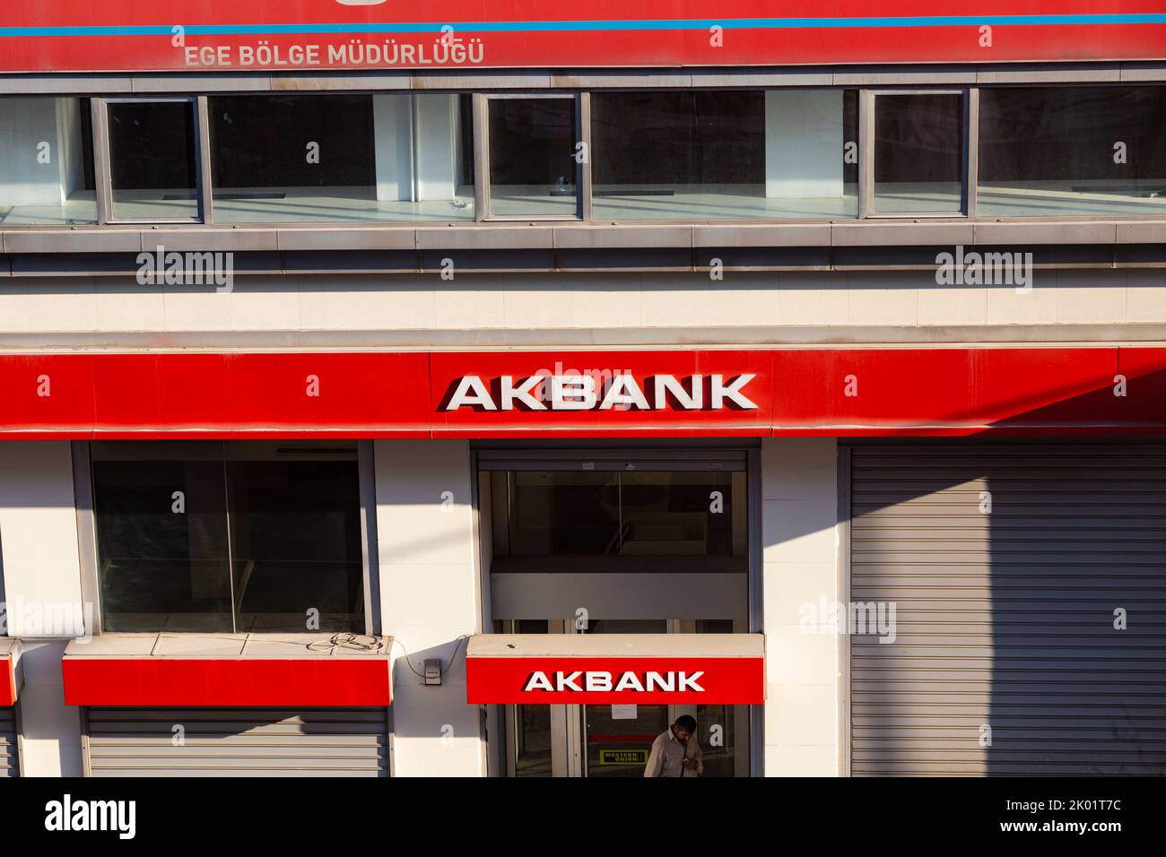Izmir Turkey , 14 June 2022 - view of AKBANK bank logo Stock Photo - Alamy