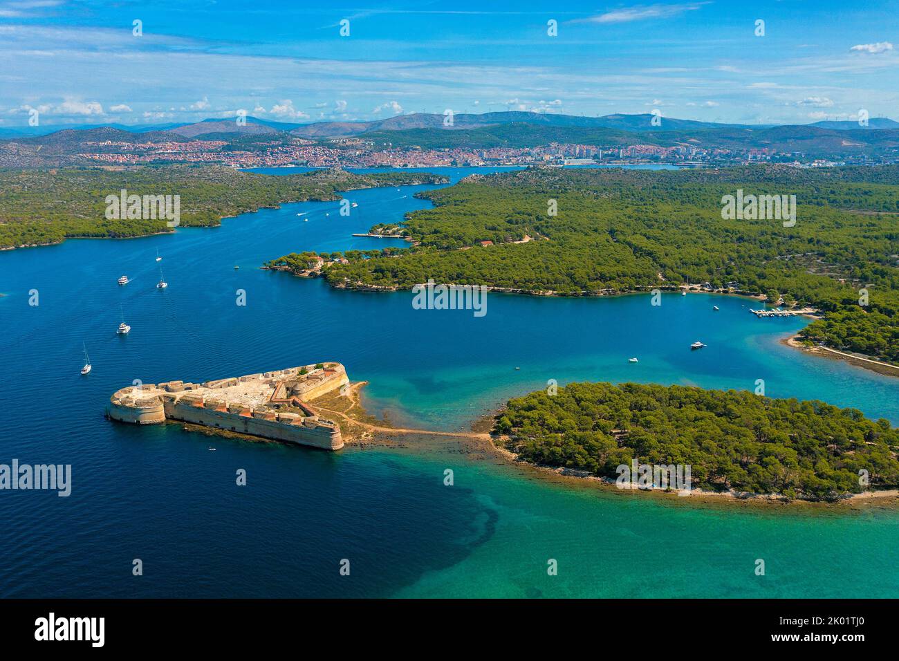 Sibenik st nicholas fortress hi-res stock photography and images - Alamy