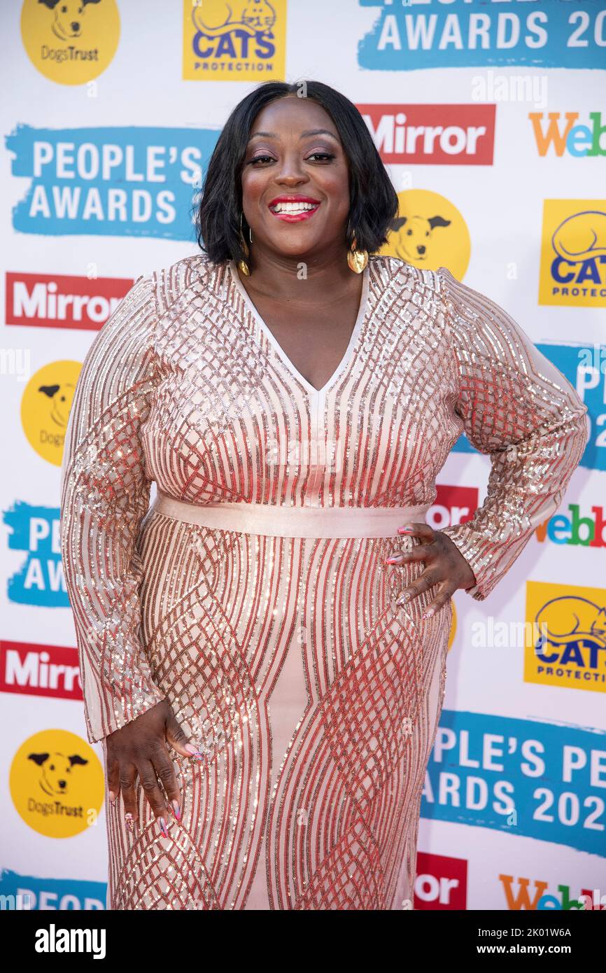 Judi Love attends the ‘Mirror People’s Pet Awards’ at the Grovenor ...