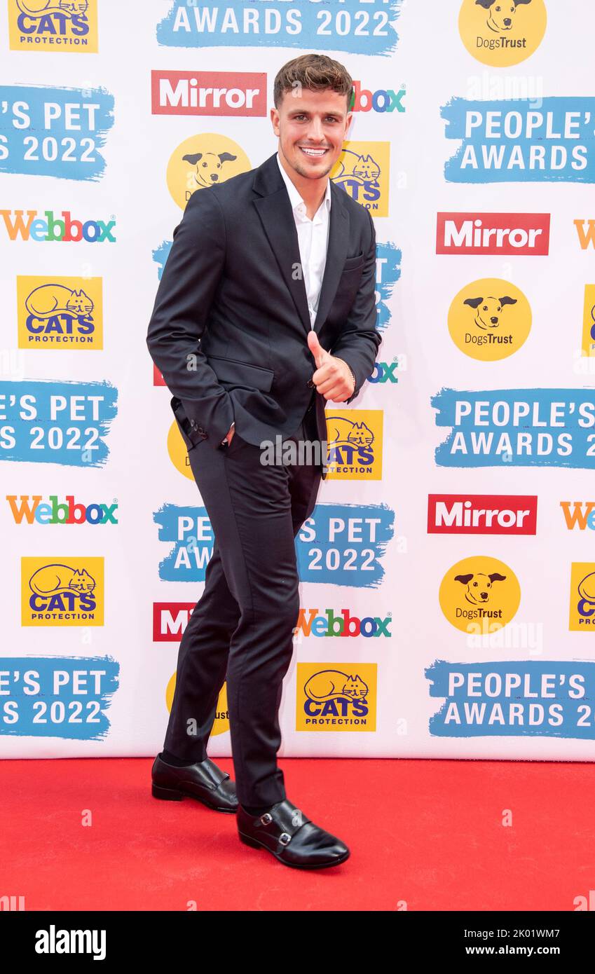 Luca Bish attends the ‘Mirror People’s Pet Awards’ at the Grovenor ...