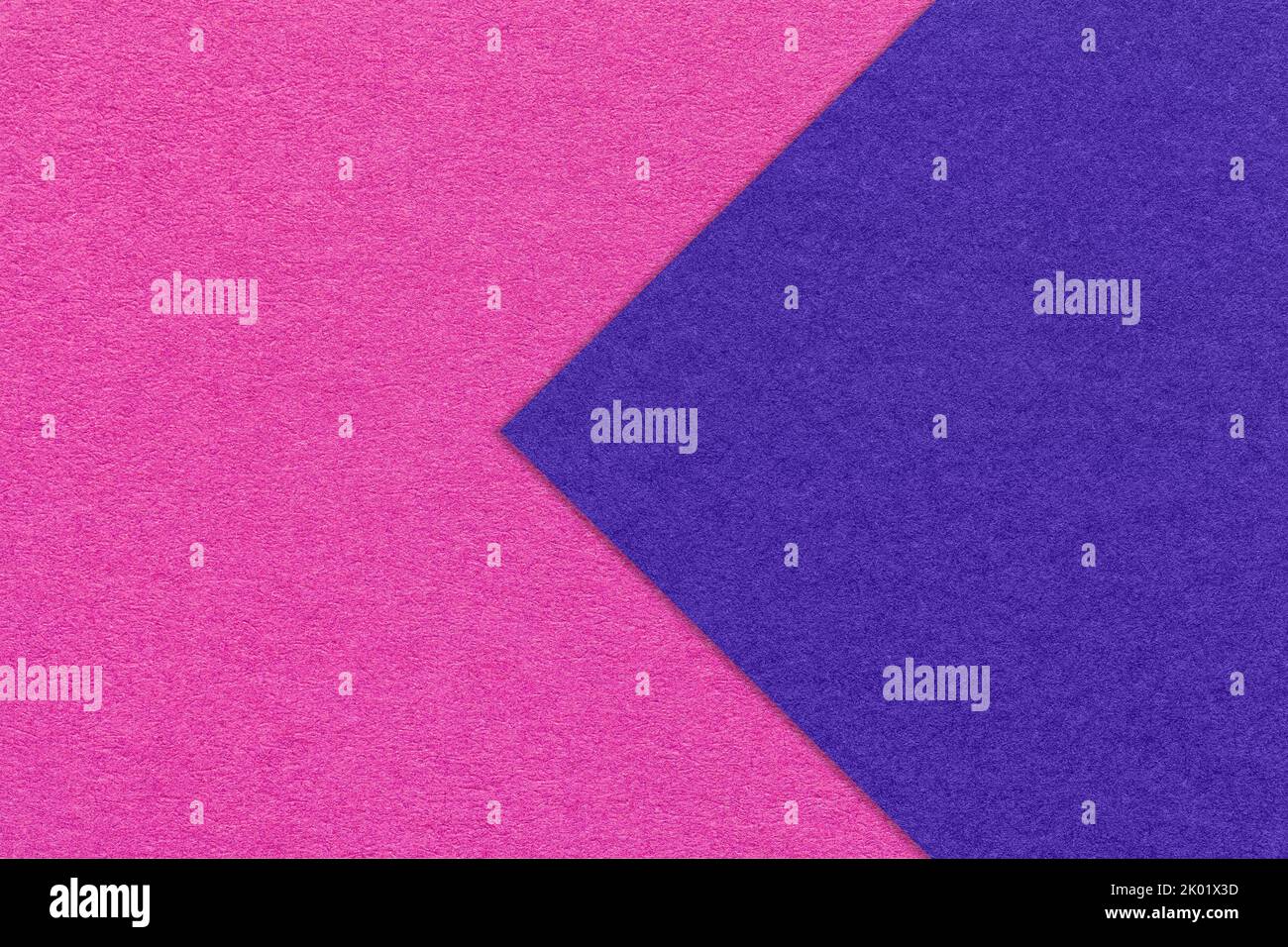 Texture of magenta paper background, half two colors with navy blue ...