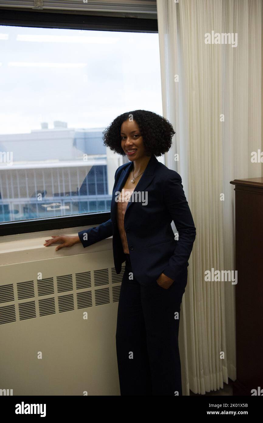 Closeups of Melanie Roussell, Public Affairs Stock Photo - Alamy