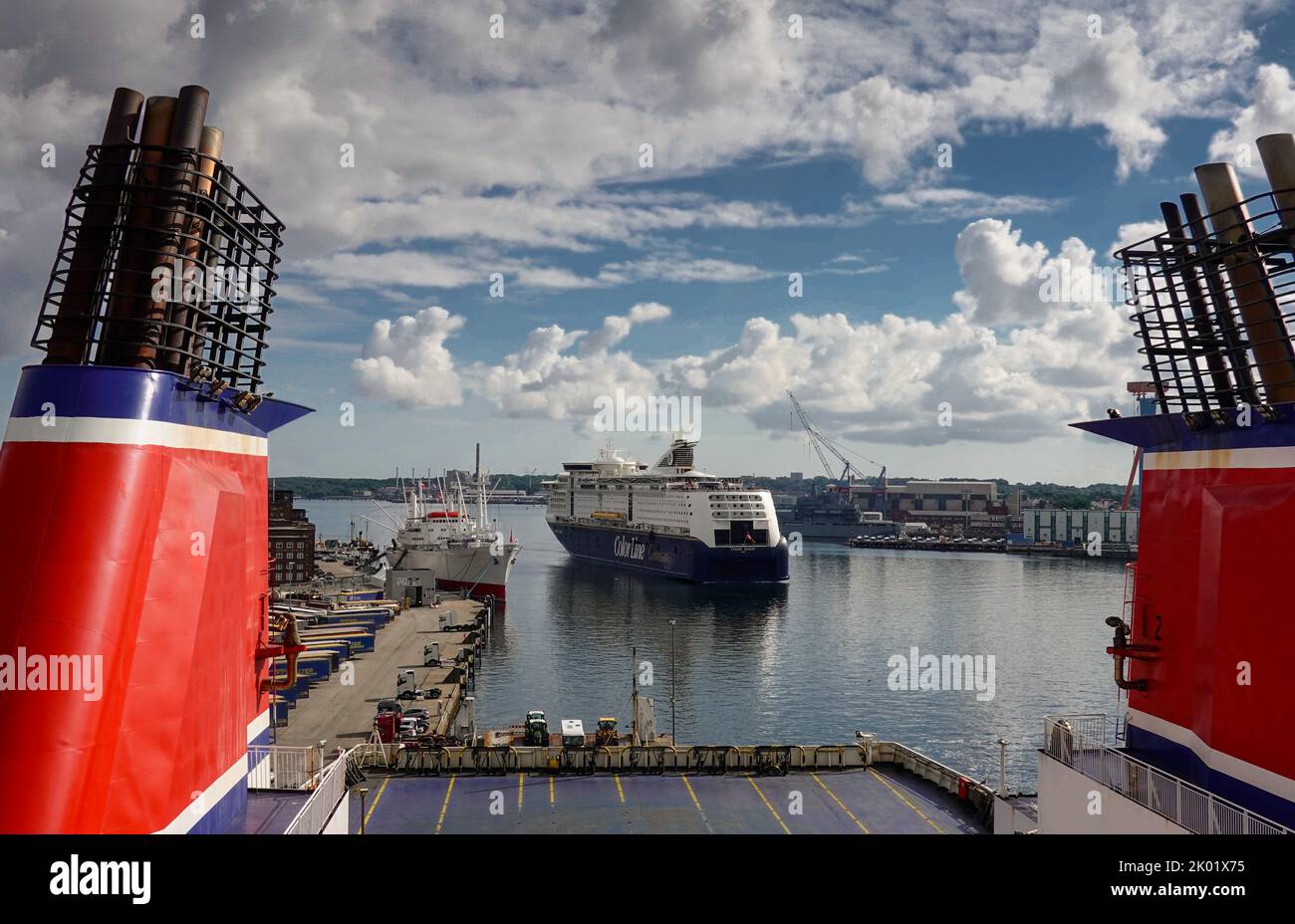 Kiel, Germany. 08th Aug, 2022. The ferry "Magic" of Color Line Cruises ...