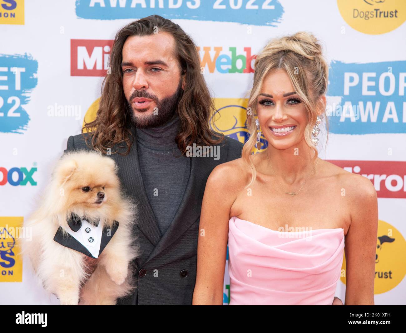 Pete Wicks and Laura Anderson attend the ‘Mirror People’s Pet Awards ...