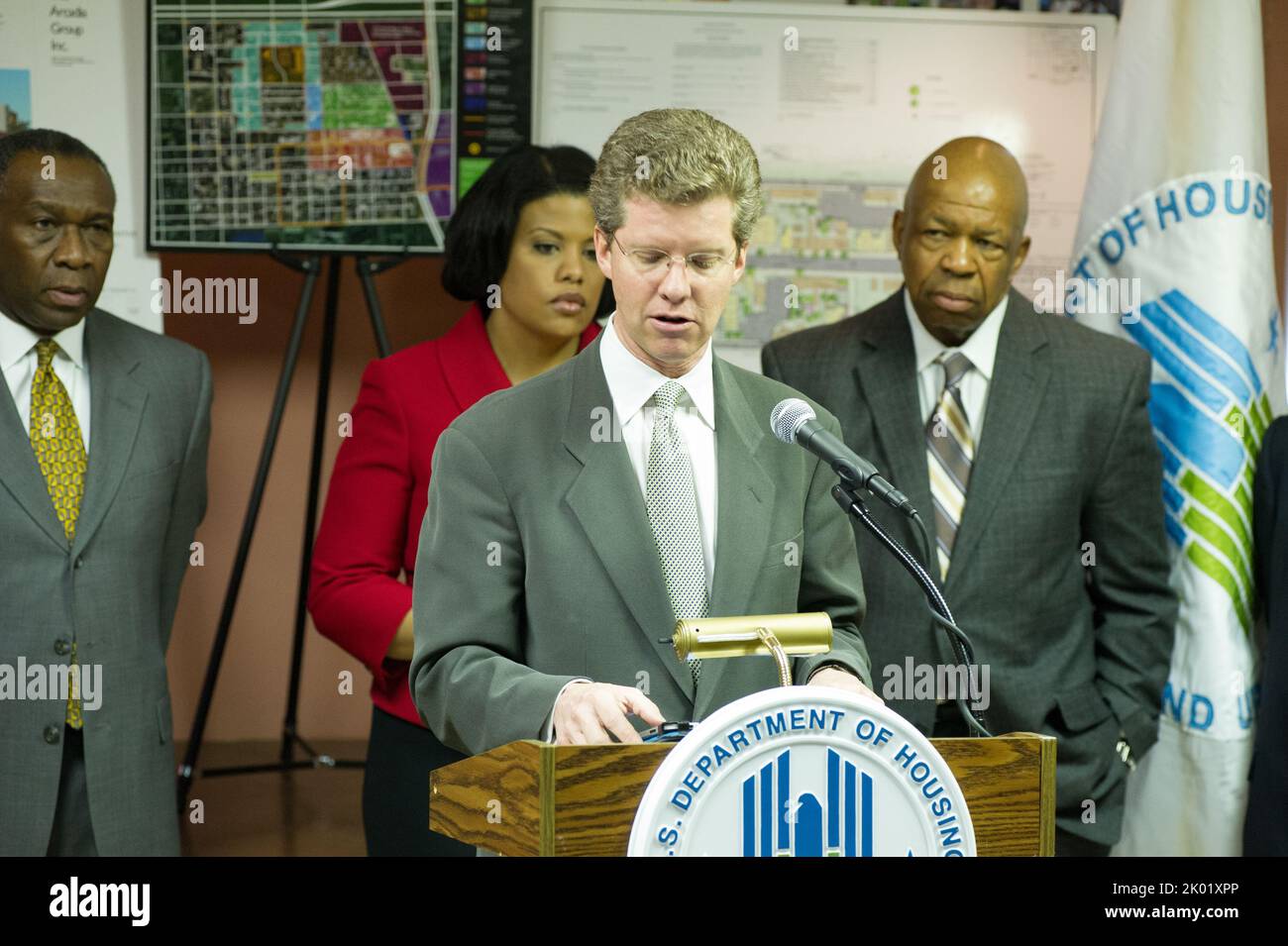 Secretary Shaun Donovan in Baltimore, Maryland, where he toured the ...