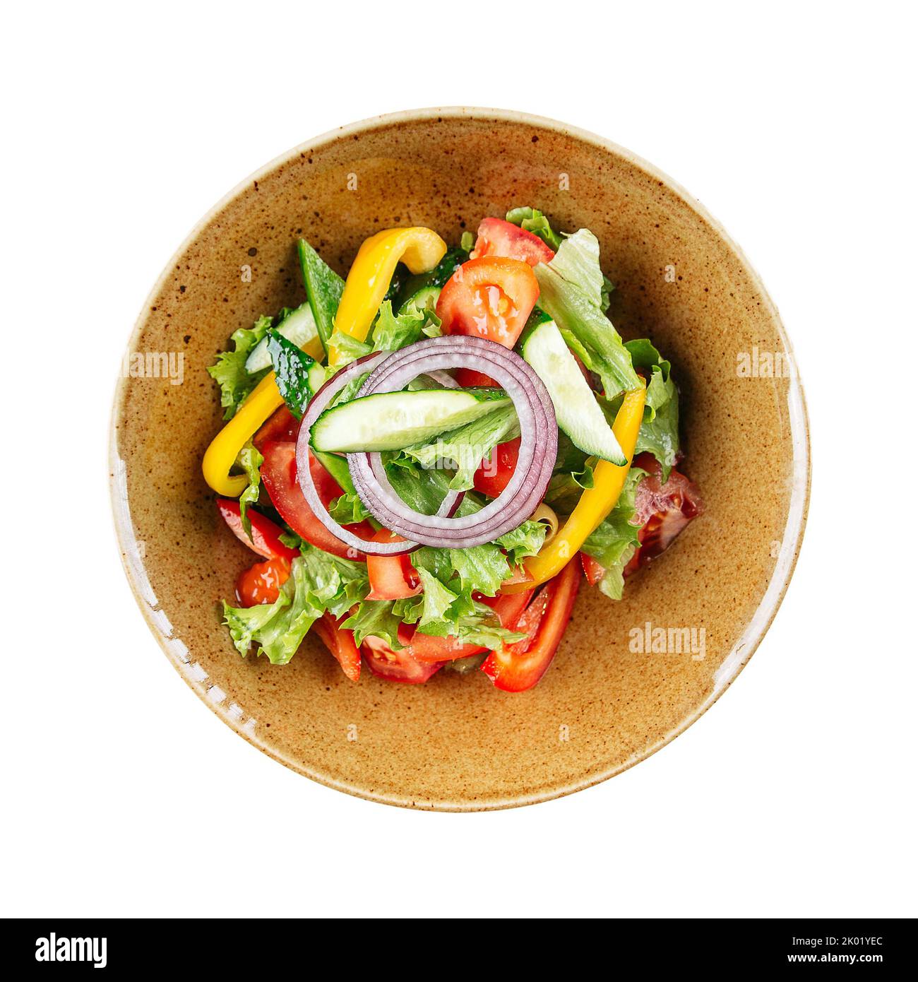 Salad bowl fresh vegetables hi-res stock photography and images - Alamy