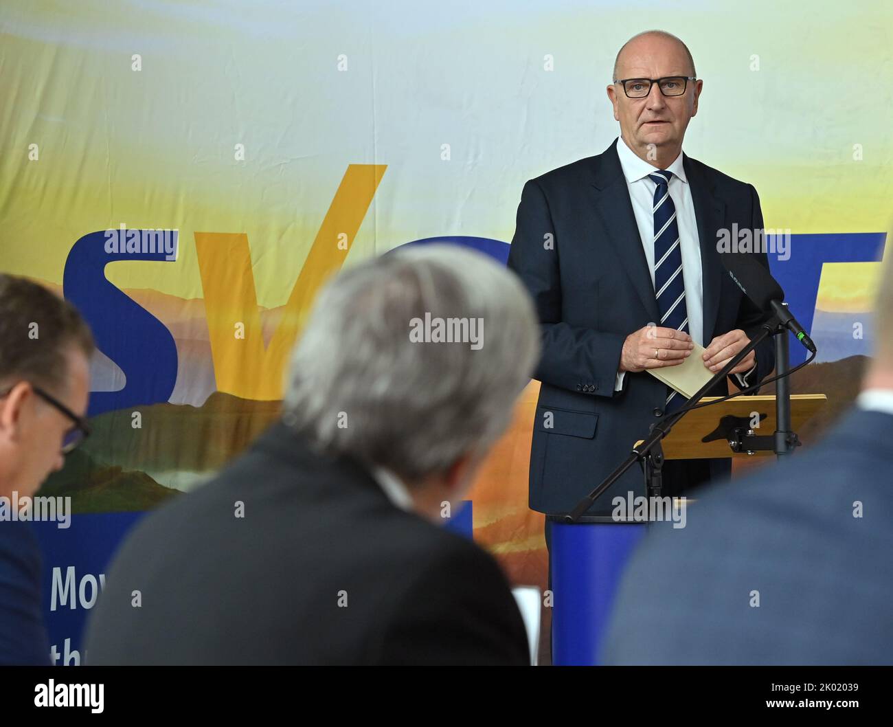 09 September 2022, Brandenburg, Lauchhammer: Dietmar Woidke (SPD ...