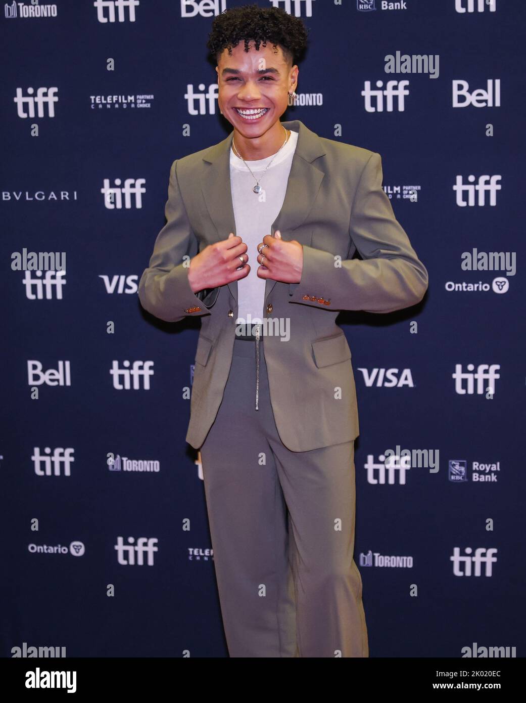 Toronto, Canada, 08/09/2022, Miles Gutierrez-Riley attends the Toronto ...