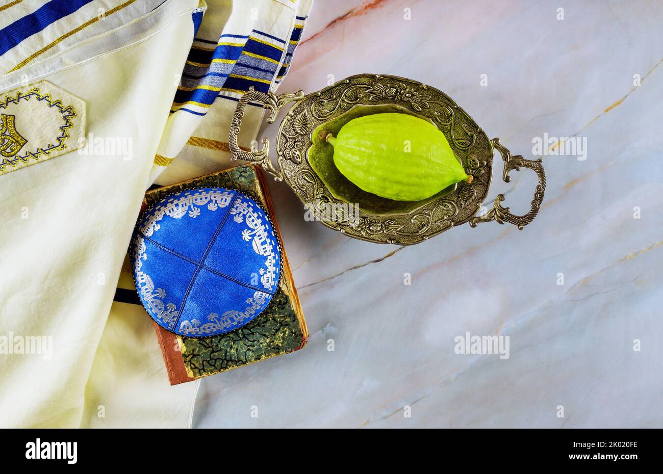 The Jewish holiday of Sukkot is marked with the ritual carrying of the ...