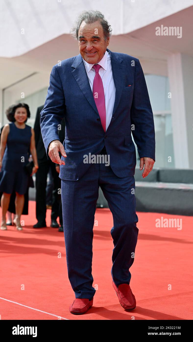 September 9, 2022, VENICE: US filmmaker Oliver Stone arrives for the ...
