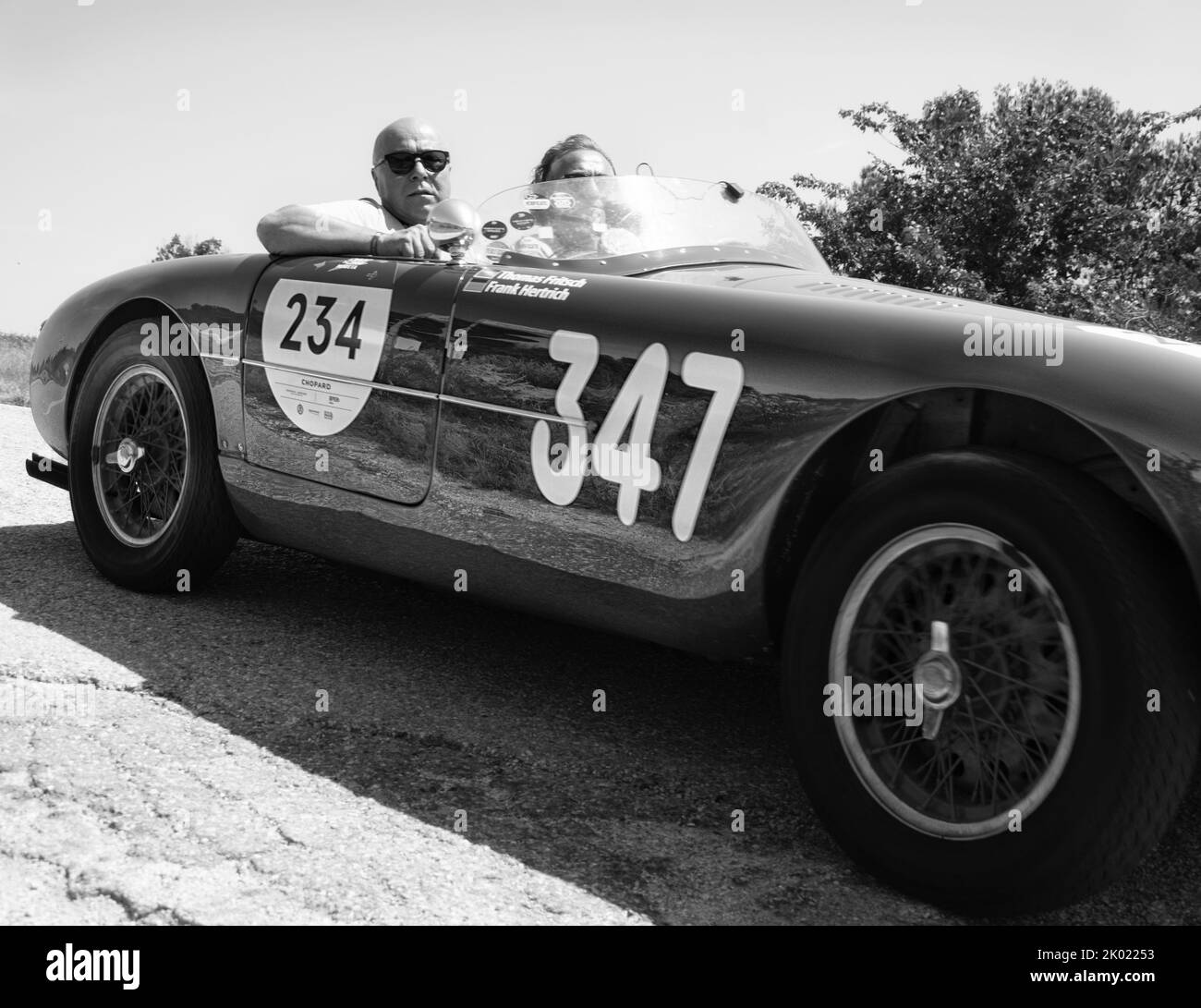URBINO - ITALY - JUN 16 - 2022 : ERMINI GILCO 1100 MOTTO 1952 on an old ...