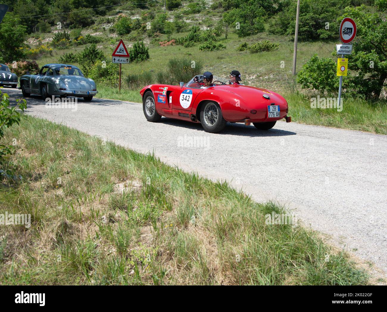 URBINO - ITALY - JUN 16 - 2022 : ALFA ROMEO 1900 SPORT SPIDER 1954 on ...