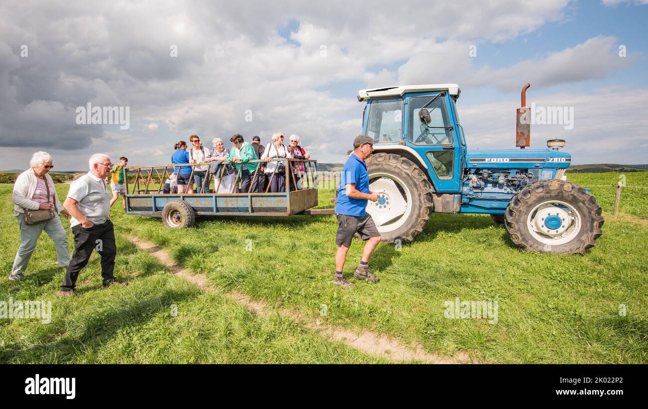 Inclusive farm tour with a trailer ride for the less mobile ...