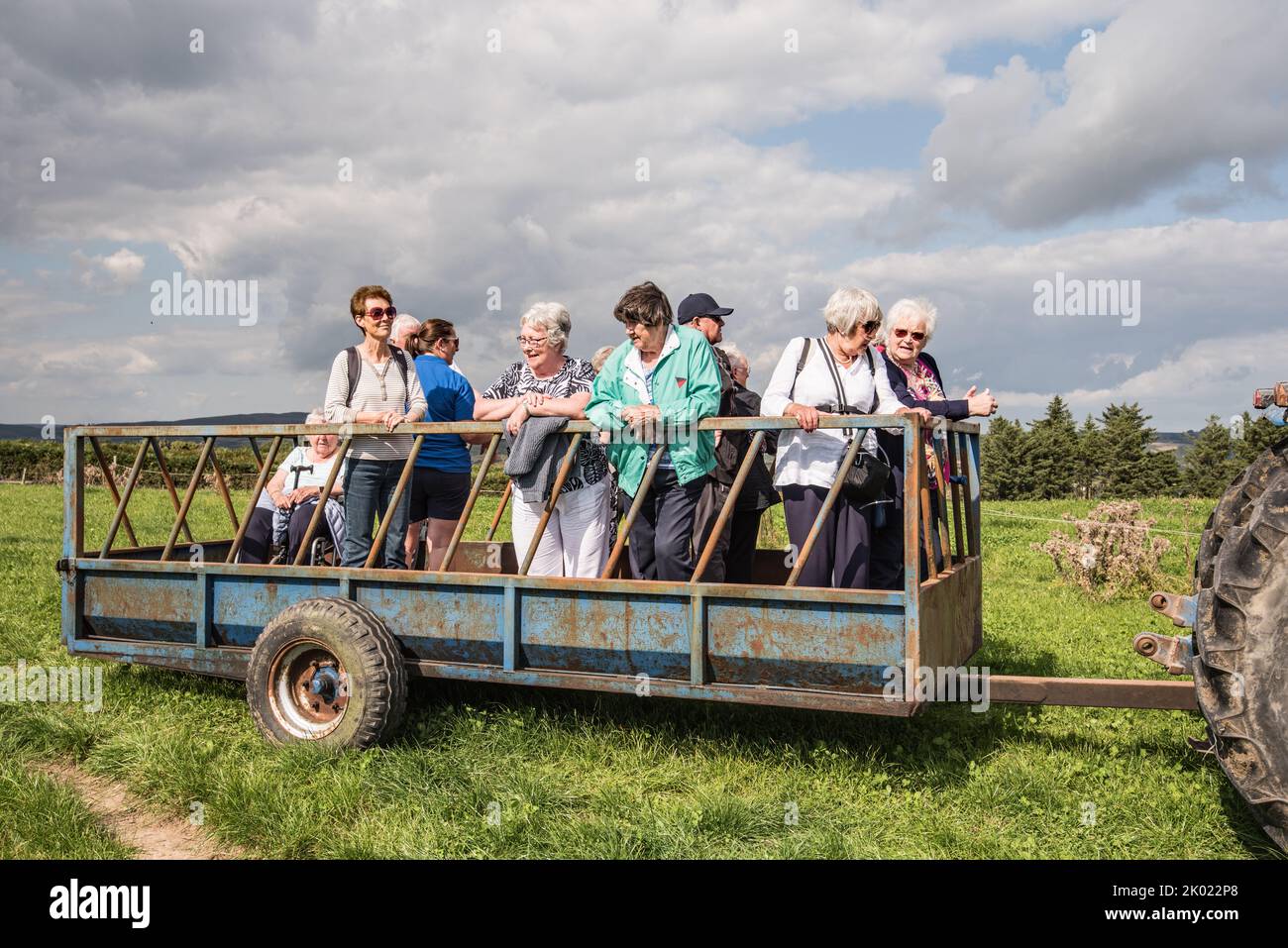 Inclusive farm tour with a trailer ride for the less mobile ...