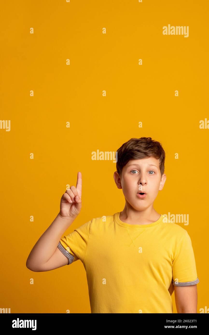 solution idea inspired child knowledge discovery Stock Photo - Alamy