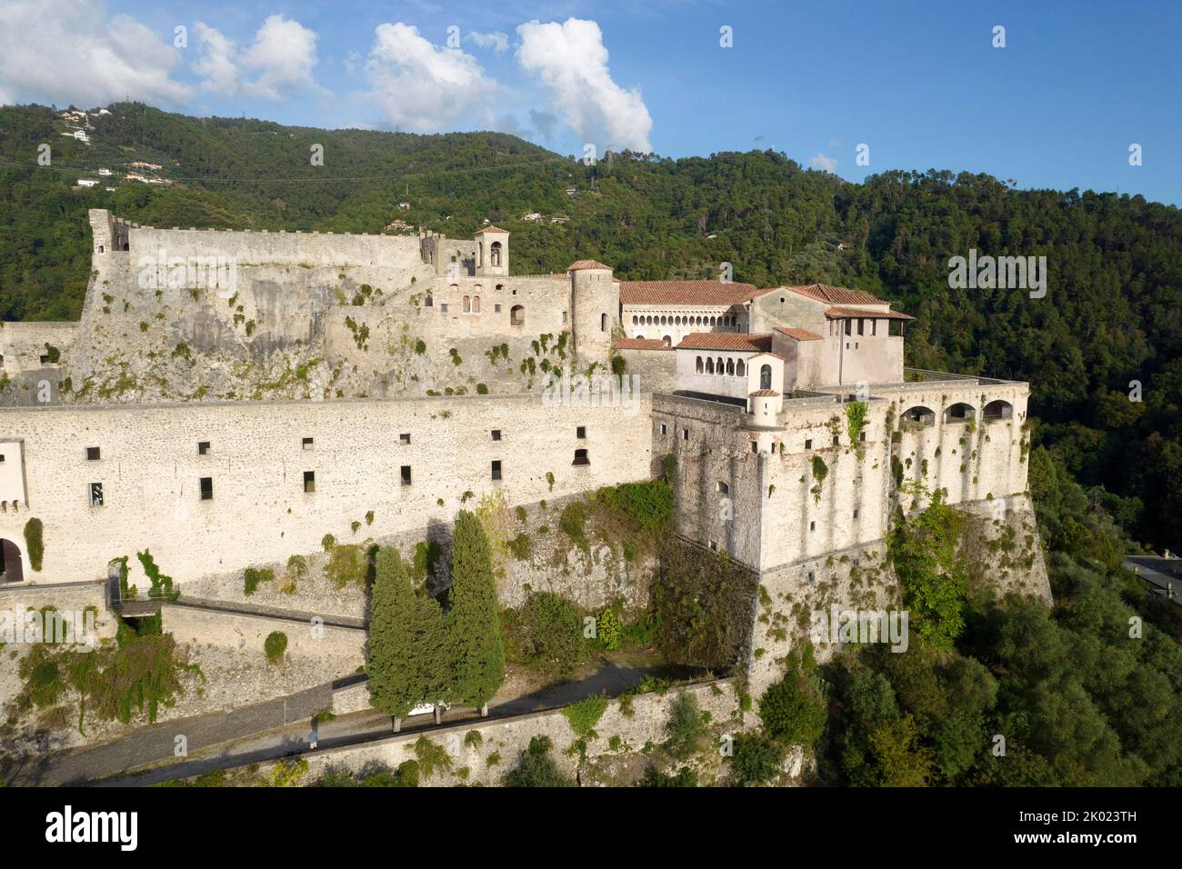 External photographic documentation of the Malaspina castle in the city ...