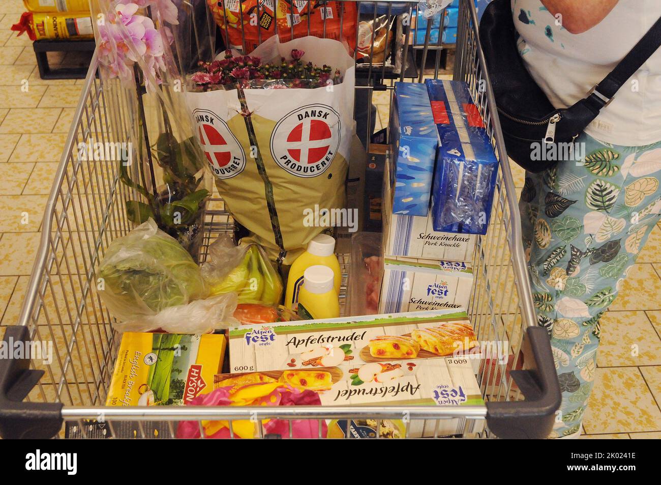 Herlev/Denmark/09 September 2022/German chain lidl food market in ...