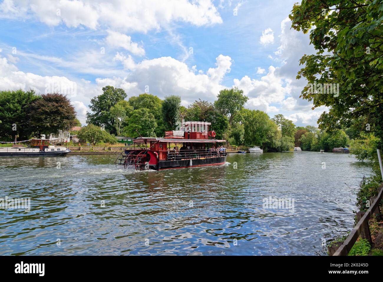 A French Brothers river trip boat cruising on The River Thames at Old ...