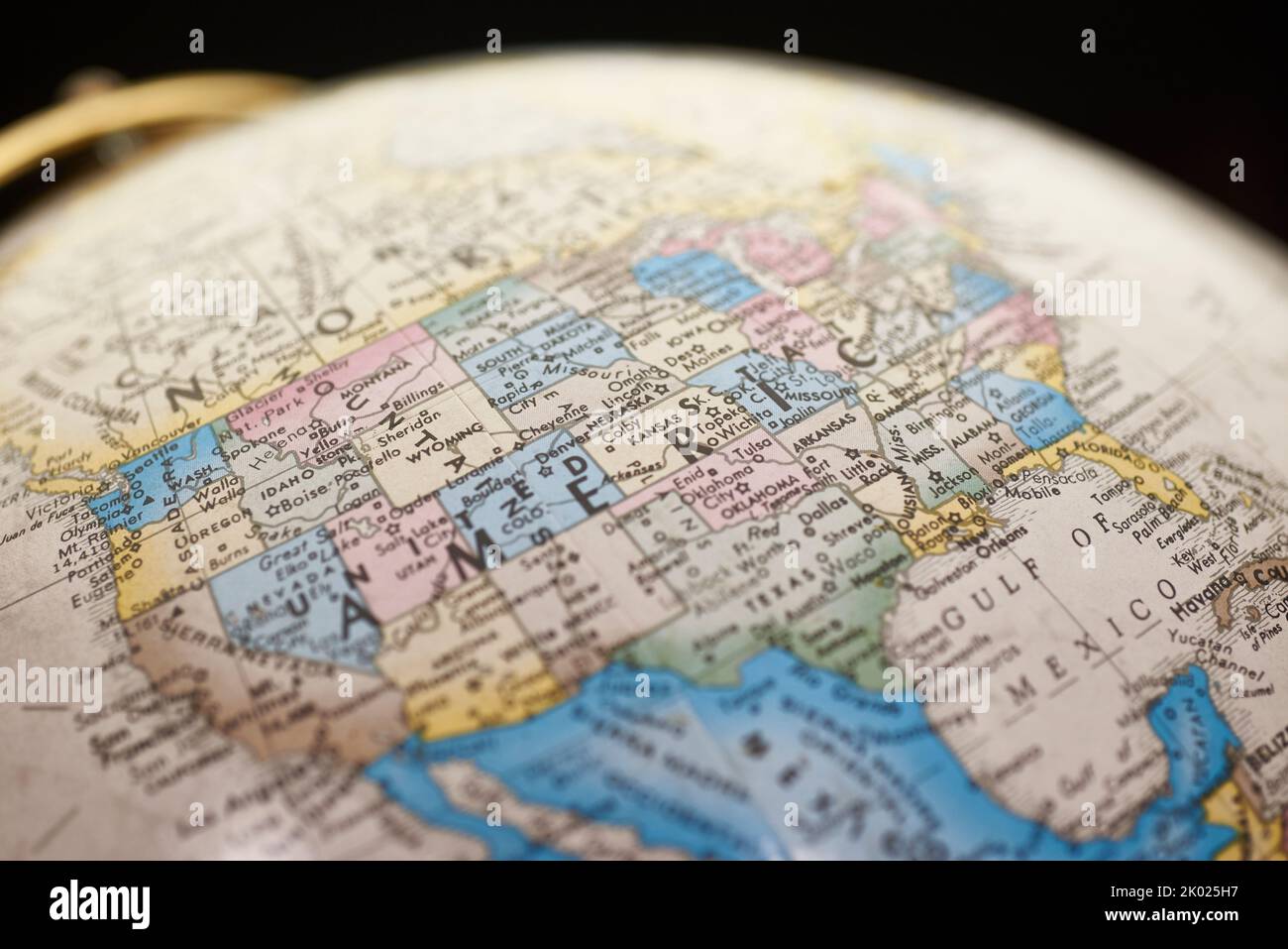 Globe showing north america hi-res stock photography and images - Alamy