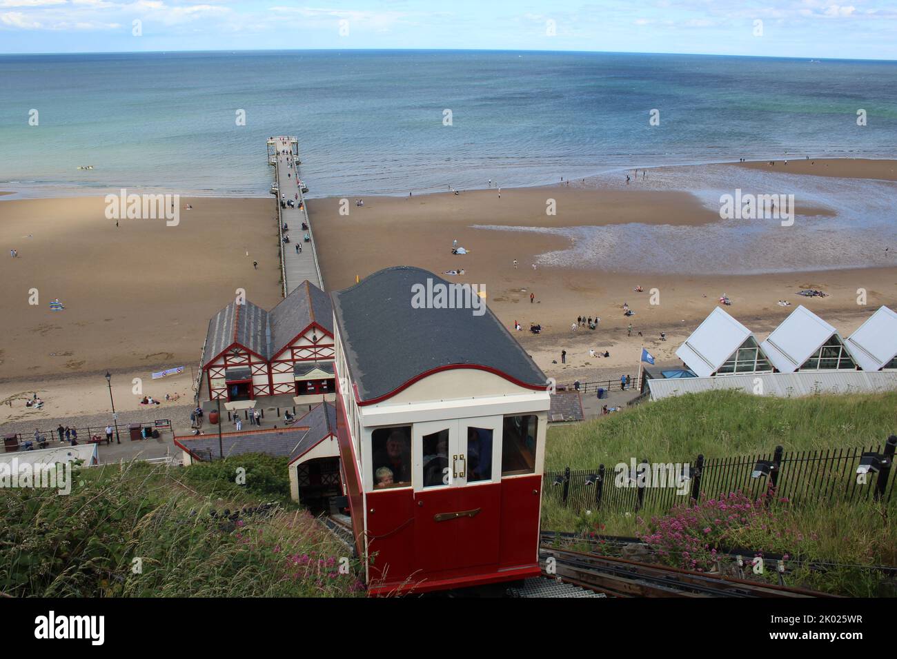 Saltburn Cliff lift Stock Photo - Alamy