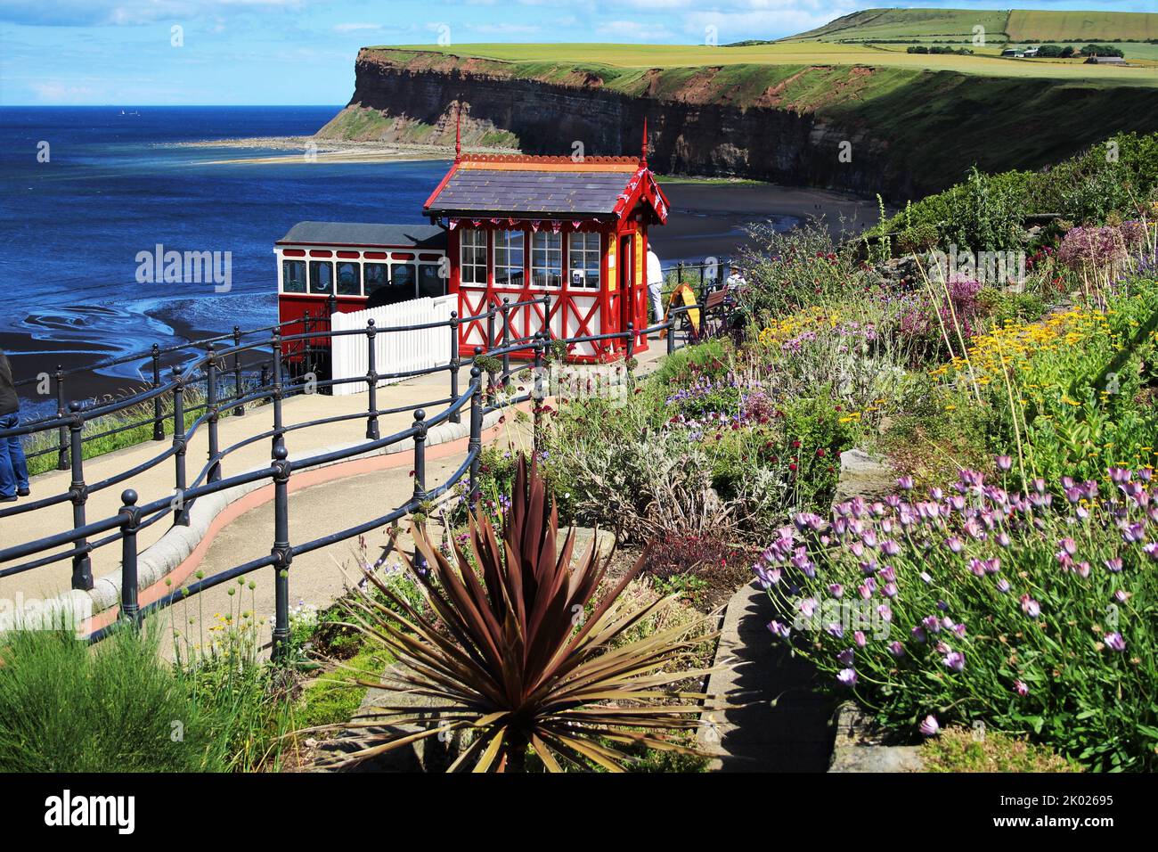 Saltburn Cliff lift Stock Photo - Alamy