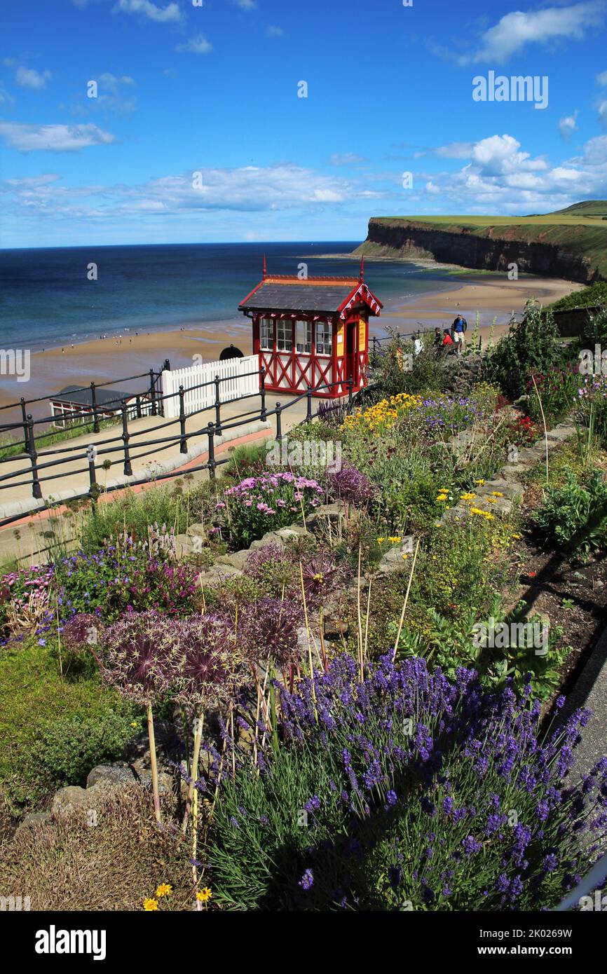 Saltburn Cliff lift Stock Photo - Alamy