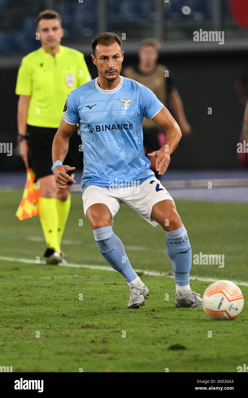Rome, Italy. 08th Sep, 2022. Stefan Radu (SS Lazio) during the UEFA ...