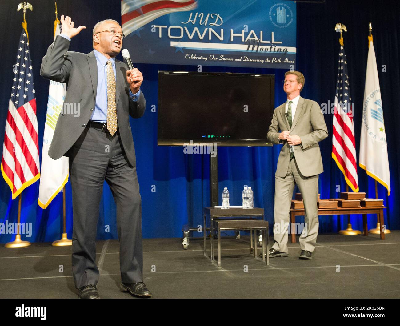 Town Hall ceremony, with Secretary Shaun Donovan and Deputy Secretary ...