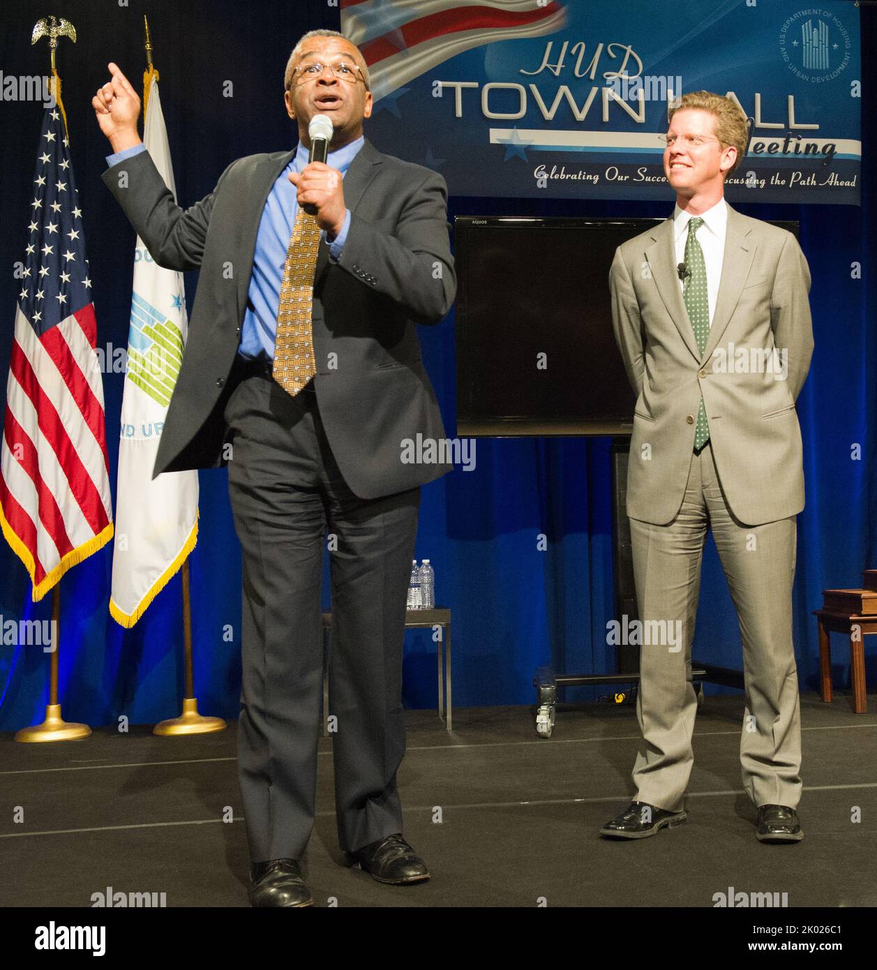 Town Hall ceremony, with Secretary Shaun Donovan and Deputy Secretary ...