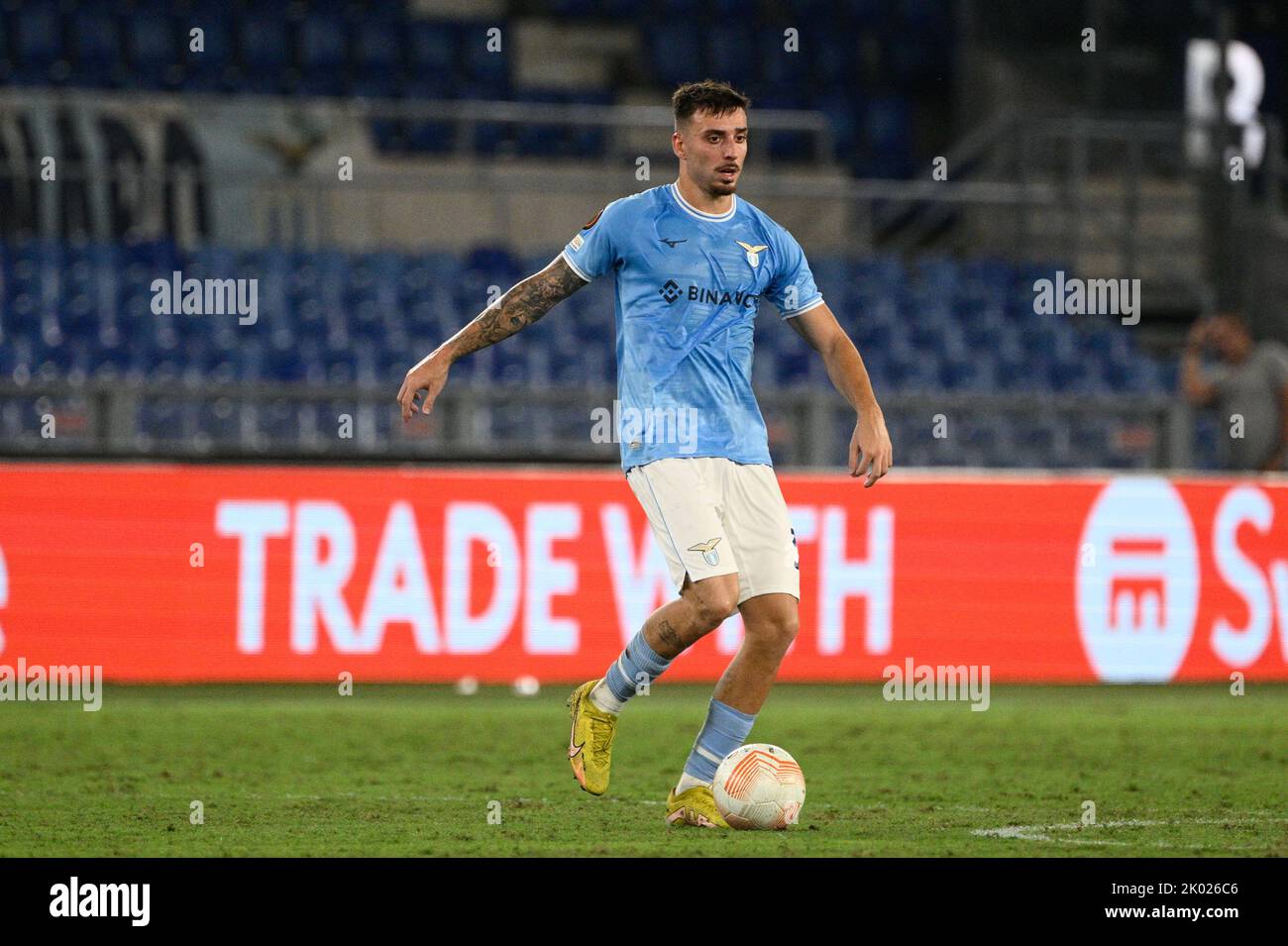 Rome, Italy. 08th Sep, 2022. Mario Gila (SS Lazio) during the UEFA ...