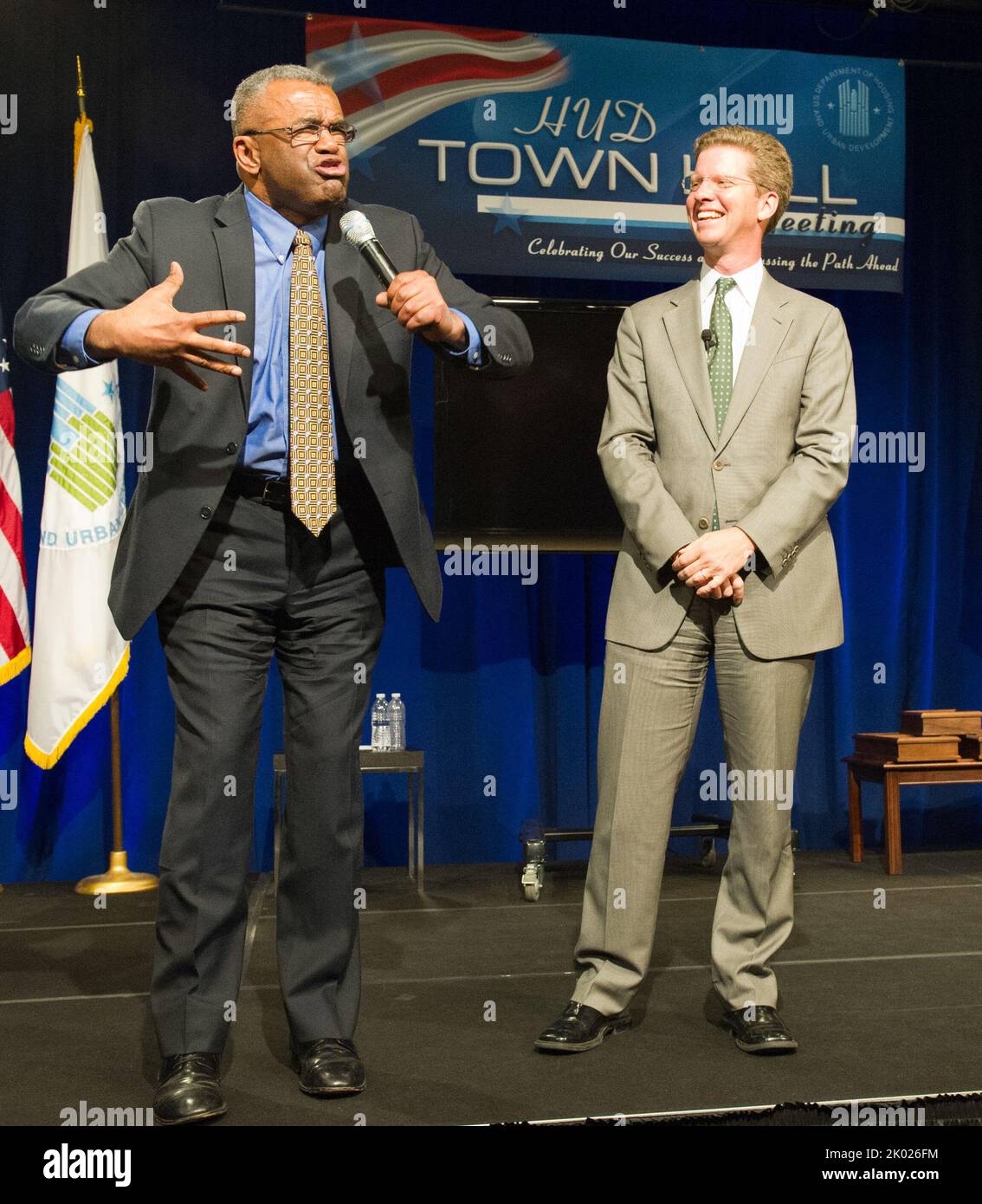 Town Hall ceremony, with Secretary Shaun Donovan and Deputy Secretary ...