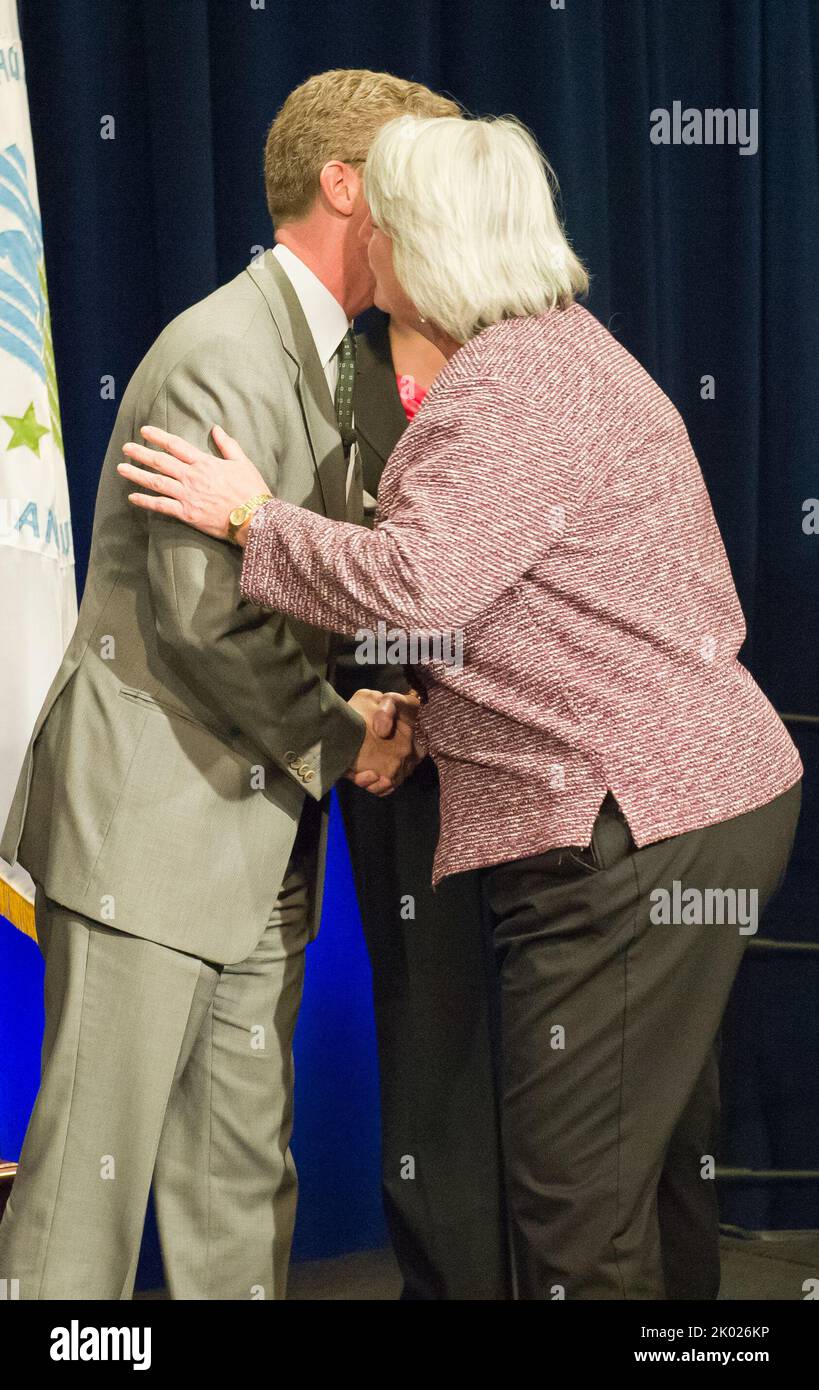 Town Hall ceremony, with Secretary Shaun Donovan and Deputy Secretary ...