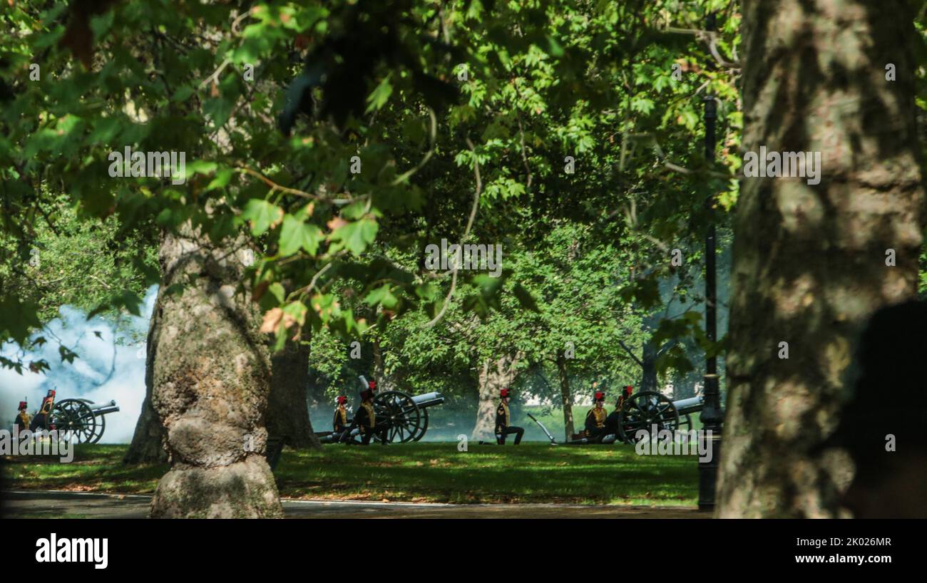 London UK 9 Sep 2022 To mark the death of Her Majesty The Queen, the ...