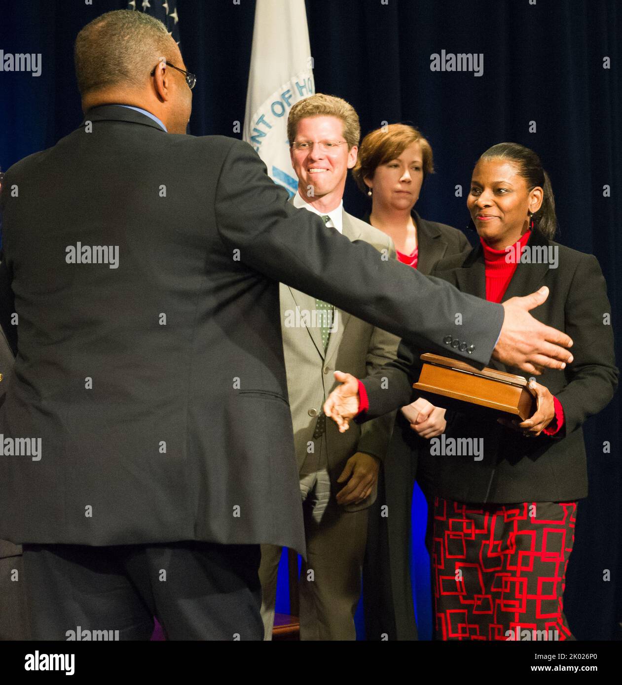 Town Hall ceremony, with Secretary Shaun Donovan and Deputy Secretary ...