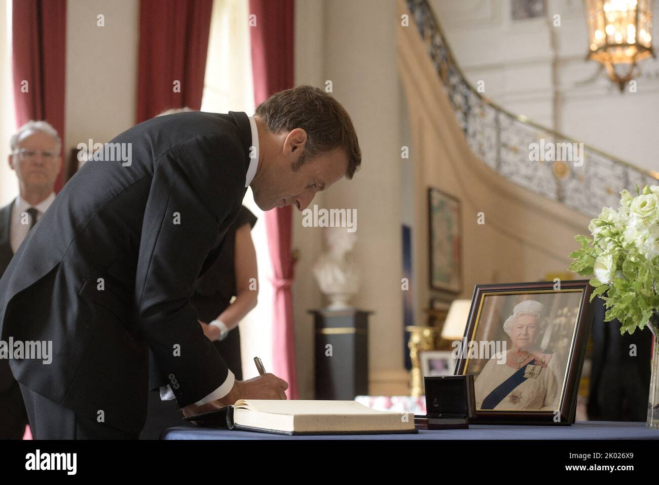 Paris, France, 09/09/2022, Le president de la Republique française ...