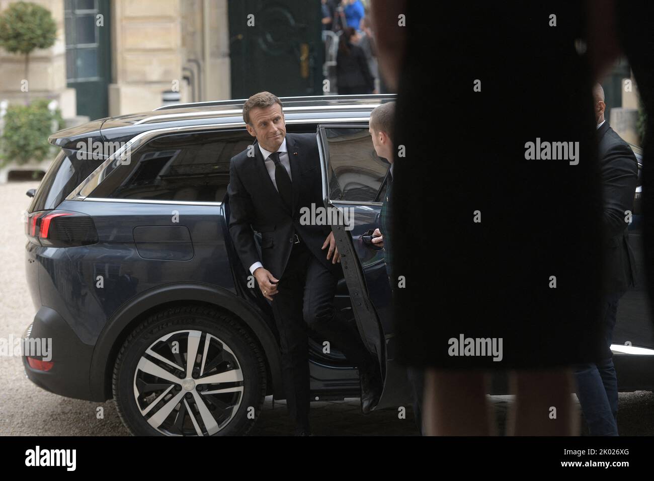 Paris, France, 09/09/2022, Le president de la Republique française ...