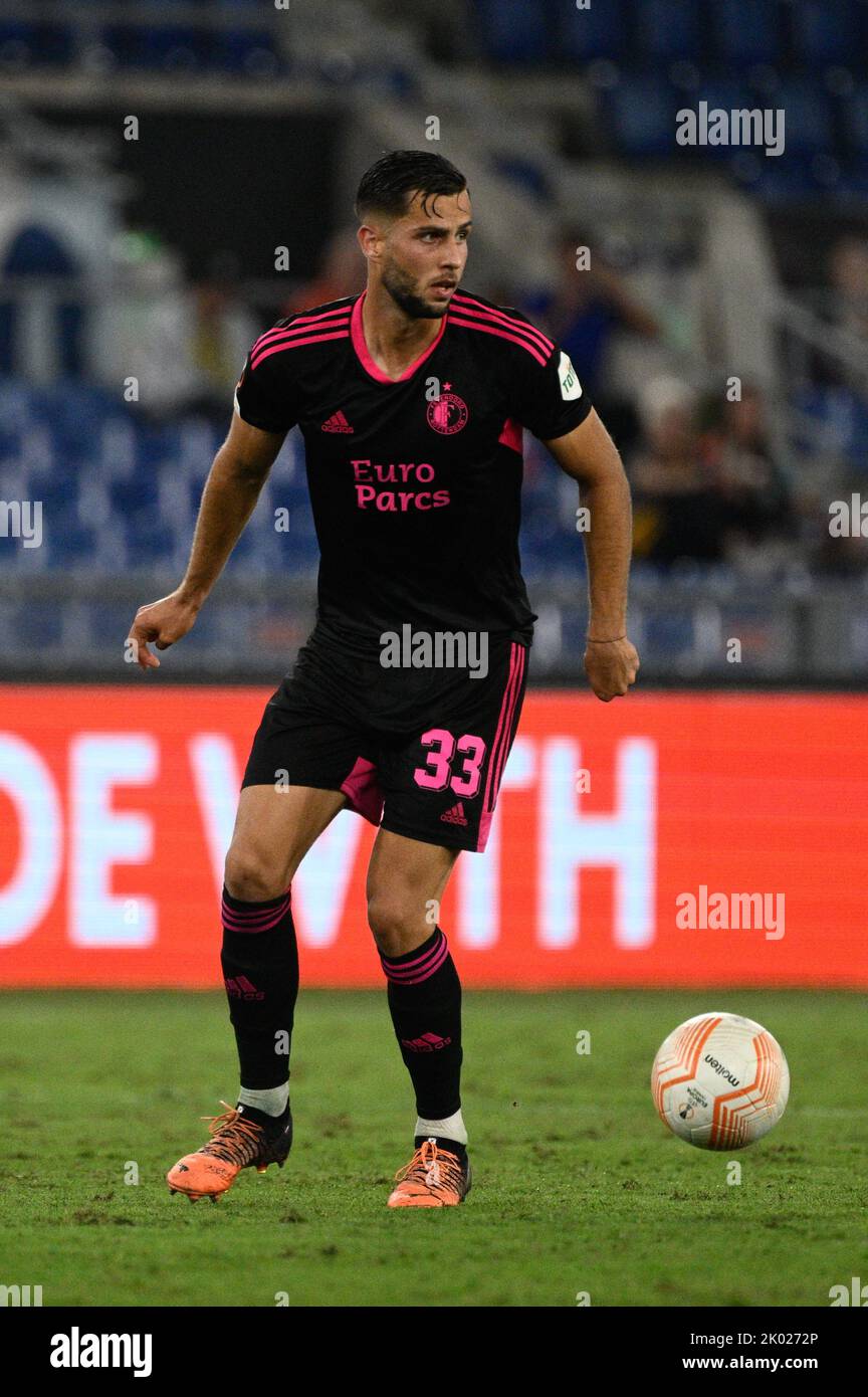 Rome, Italy. 08th Sep, 2022. David Hancko (Feyenoord) during the UEFA ...