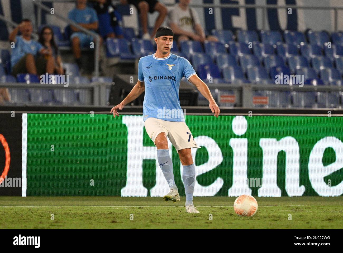 Rome, Italy. 08th Sep, 2022. Adam Marusic (SS Lazio) during the UEFA ...