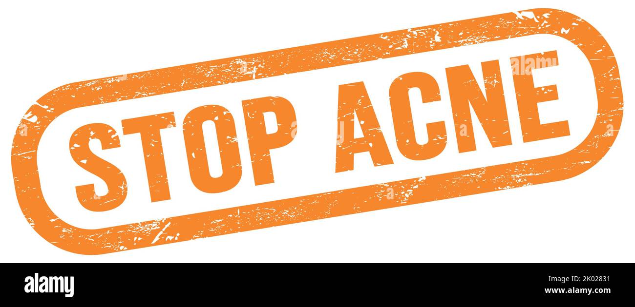 Stop acne stamp hi-res stock photography and images - Alamy