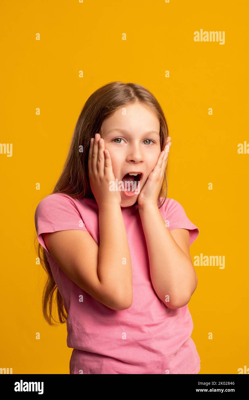 Excited kid hi-res stock photography and images - Alamy