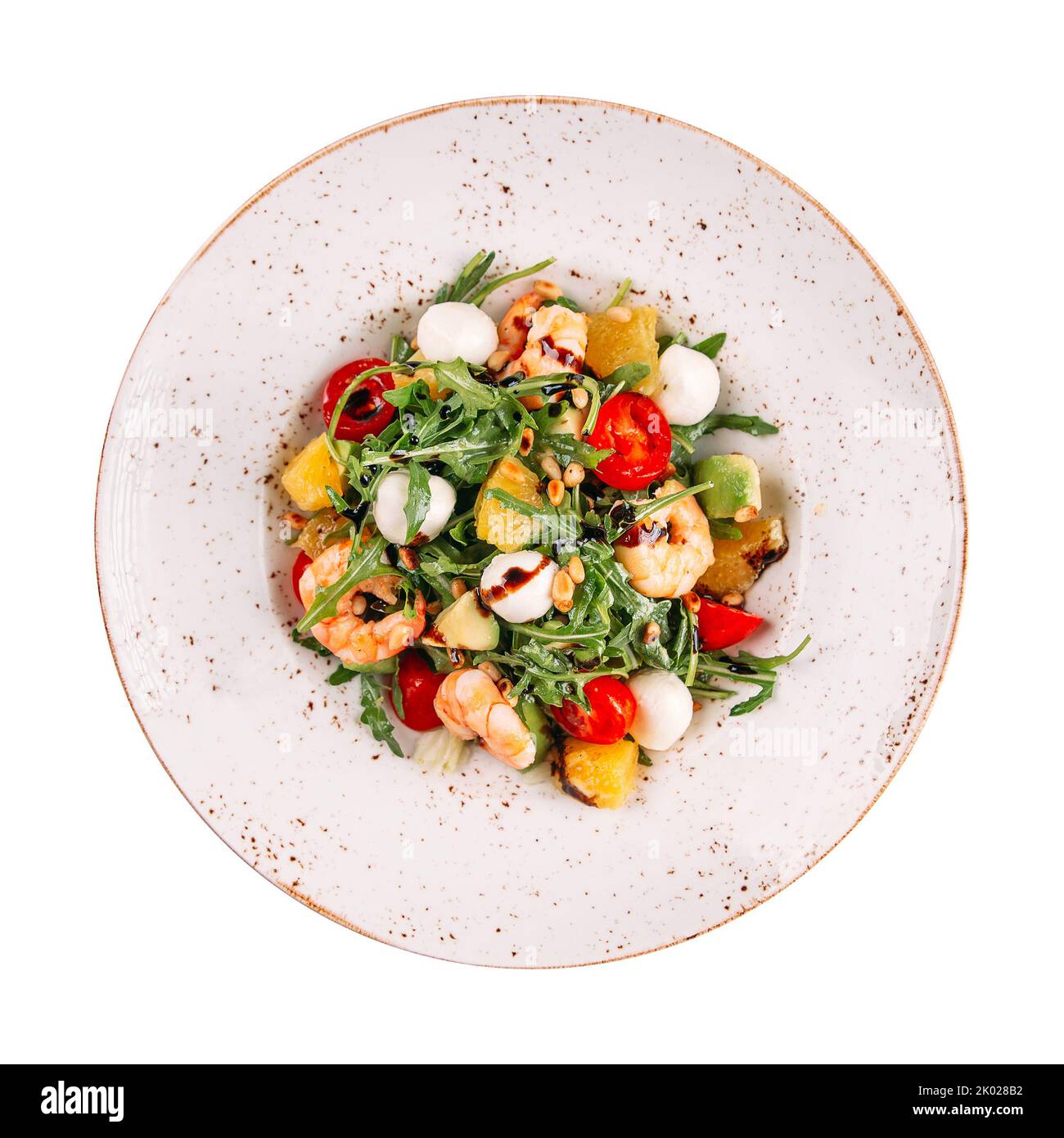 Portion mediterranean shrimp salad hi-res stock photography and images ...